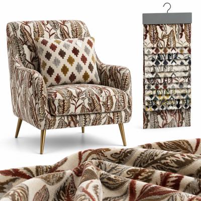 China Breathable Quick Dry Jacquard Velvet Sofa Fabric 480GSM 142CM Moisture Wicking Upholstery for sale