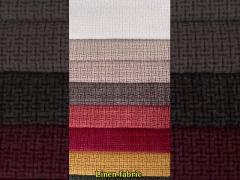 100%Polyester Line Looks Sofa Fabric Fuax Line Home Textile Fabric For Home Decoration