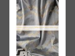 Tessuto in velluto bronzo Italia 300gsm Materiale per tende Velluto ad alta durata per tende
