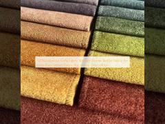 100%polyester Sofa Fabric Knitted Home Textile Fabric for Sofa Plain Velvet Fabric for Home Decoration