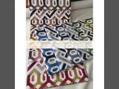 LIXIANG 100%Polyester Floral Digital Print arcobaleno Dubai tessuto per divano