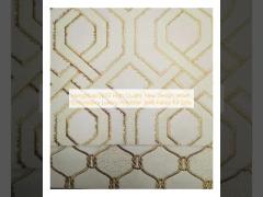 Hangzhou 2023 High Quality New Design Velvet Embroidery Luxury Polyester Textil Fabric for Sofa