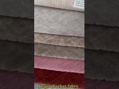 Tessuto per tappezzeria jacquard personalizzabile alla moda, tessuto a maglia morbida, fabbrica di tessuti per divani