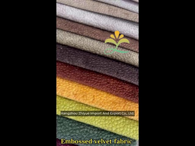 upholstery luxury velvet fabric custom embossed fabric for sofa