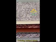 Tessuto di velluto in jacquard con incisione di chenille 100% di poliestere