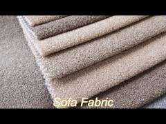 teddy fleece sofa fabric - 100% polyester medium weight upholstery fabric iso9001 certified