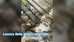 Heavy Duty Jacquard Sofa Fabric Durable Luxury
