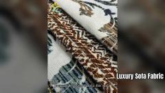 Durable Jacquard Sofa Fabric Luxury Upholstery