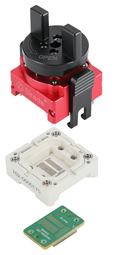 BGA221 eMCP test socket