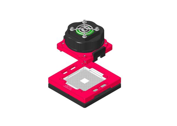 Quality Heat Dissipation Semiconductor Test Socket Reliable Open Top Type for sale