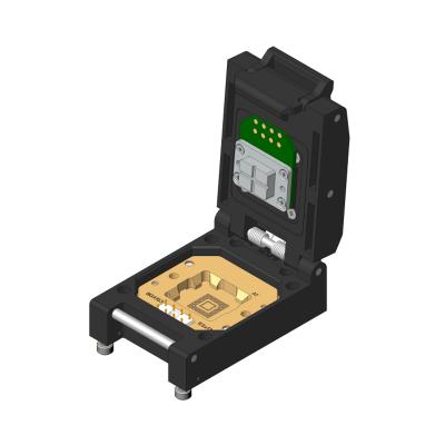 China Highly Customizable IC Test Sockets Featuring Spring Loaded Pins Or Pogo Pins With Thermal Solution For Testing Performance for sale