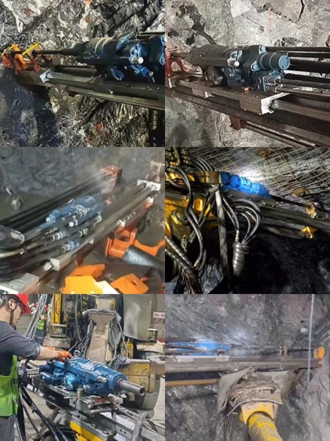 25kw Hydraulic Rock Drills for Heavy-Duty, Continuous Deep Hole Drilling.