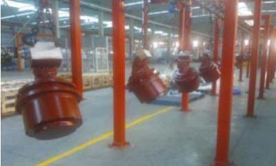 China Makkelijk te monteren O K Antriebstechnik F260 Travel Track Drive 260000nm Planetary Gearbox Te koop