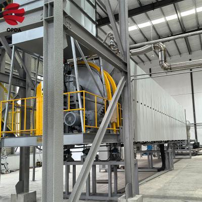 China Applicable To Multiple Fuels Carbolite Rotary Hearth Kiln Material Mixing 2500L Furnace Tube Volume for sale