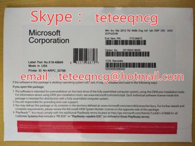 China win Svr Std 2012 R2  64Bit  Eng  Intl  1pk  DSP OEI  DVD 2CPU/2VM for sale