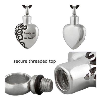 China Stainless steel Cremation URN Jewelry for sale