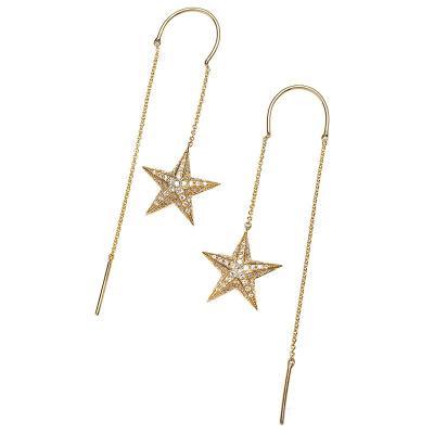 China Yellow gold Stylish Earrings for sale