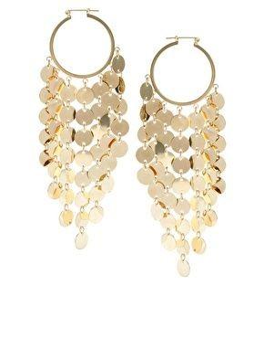 China Circle Beautiful Silver Drop Earrings , Long Gold Plated Hoop Earrings For Women for sale