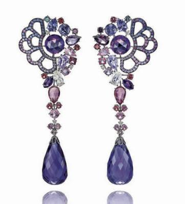 China Brazil Style Colored Candy Chandelier Earring Designs For Women for sale