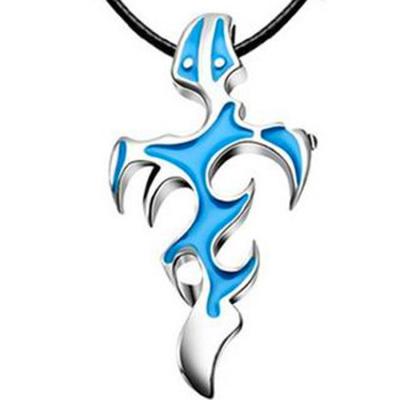 China Fashion Jewelry Enamel Fire Cross Pendants Silver Plated Brass Base for sale