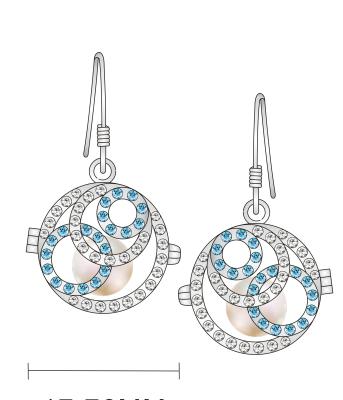 China Unique Pearl Cage Stylish Earrings Pearl Inside Can Be Repalced for sale