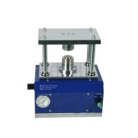 China Pneumatic Battery Cell Making Machine , Coin Cell Crimping Machine For Button Cell for sale