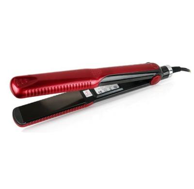 China Hot sale PC China professional salon use Flat Iron Vibration Titanium Hair Straightener with black color for sale