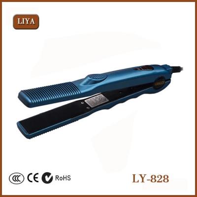 China Titanium Ceramic Hair Straightener Flat Iron Professional Private Label Flat Iron for sale