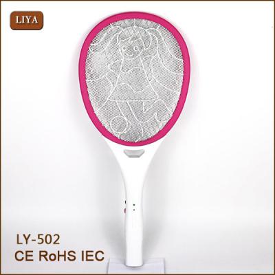 China Rechargeable Mosquito-Hitting Swatter/Cheap Price Mosquito Racket /Electric Fly Swatter for sale