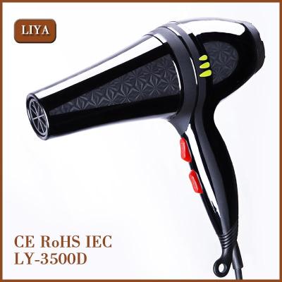 China Household use 2000W hair dryer with nice design and good quality with black color for sale