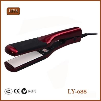 China Safe and good quality hair straightener flat iron for household use with CE,ROHS,IEC certificates for sale