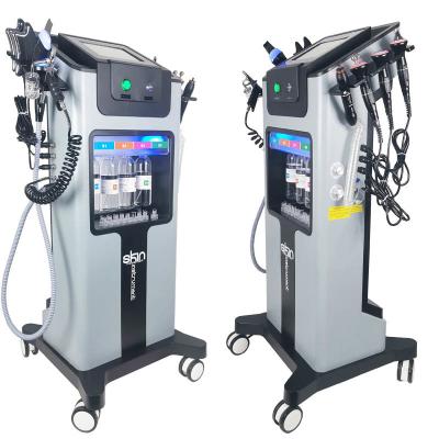 China Facial H2O2 Bubble Hydrogen Oxygen Spray Remove Blackheads Reduce Eye Wrinkles 8 In 1 Machine à venda