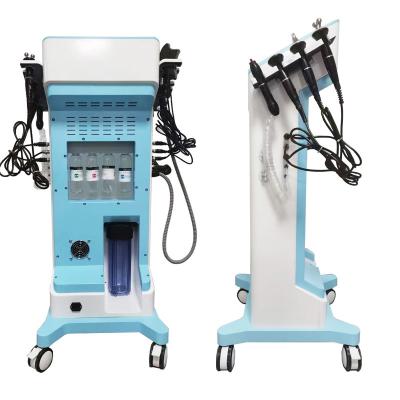 China Facial H2O2 Bubble Hydrogen Oxygen Spray Remove Blackheads Reduce Eye Wrinkles 8 In 1 Machine à venda