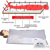 China Effective Slimming 2 Zone Far Infrared Blanket Controlled By Micro Computer for sale