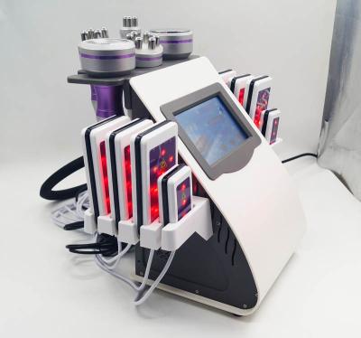 Cina Laser porpora Lipo di rf e macchina 6 di cavitazione in 1 macchina grassa di rimozione delle celluliti in vendita