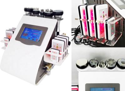 Cina 6 in 1 vuoto rf della macchina di cavitazione di 40K Lipo per riduzione delle celluliti in vendita