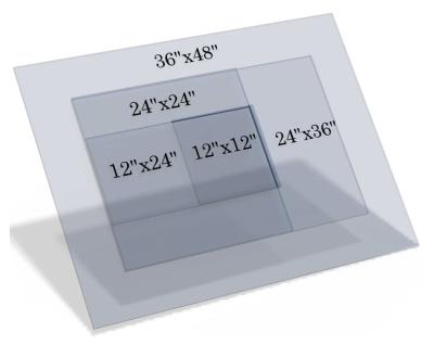 China 10000nm - 11000nm Safety Windows Visible  Laser Cutting Accessories for sale