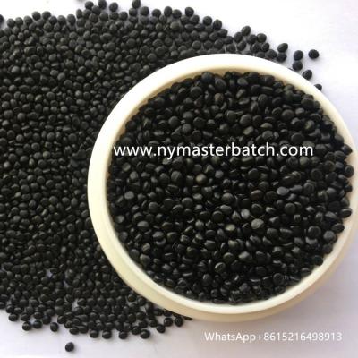 China 10%- 70% virgin carbon Black Masterbatch for Film/injection moulding/extrusion for sale