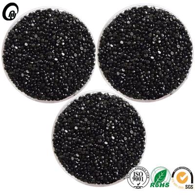 China Carbon black masterbatch for blowing film injection molding extrusion for sale