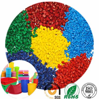 China blow molding shopping bags gift bag PE carrier Color Masterbatch yellow masterbatch blue masterbatch for sale