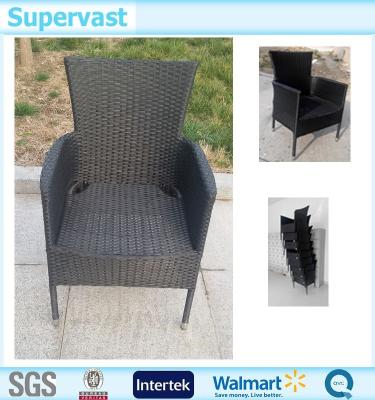 Китай Стулы ротанга мебели сада Wicker смолаы Stackable/напольная мебель ротанга продается