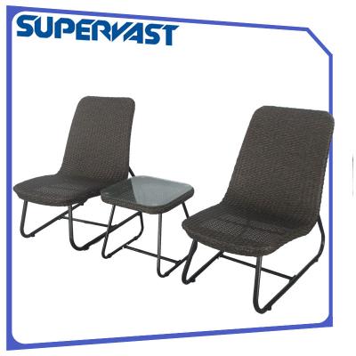 Китай Тип мебели KD Wicker смолаы напольной бормотушк Брайна 3pc установленный напольный продается