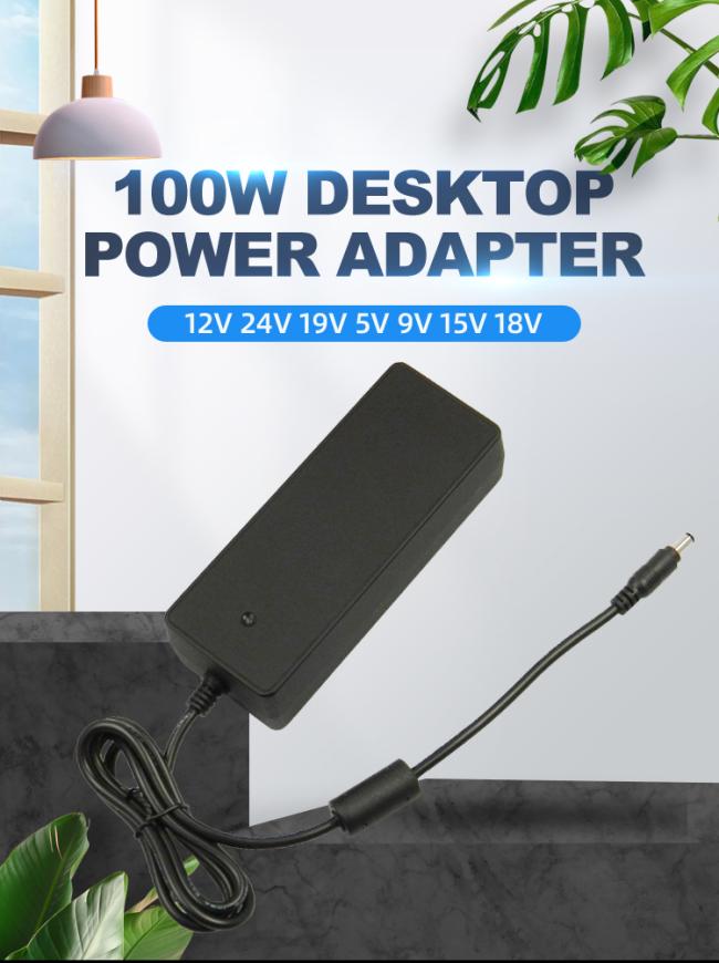 Factory Direct 100-240V AC/DC Power Supply 5V-24V 1A-5A Power Adapter Charger with 9V 12V 24V for Desktop Connection