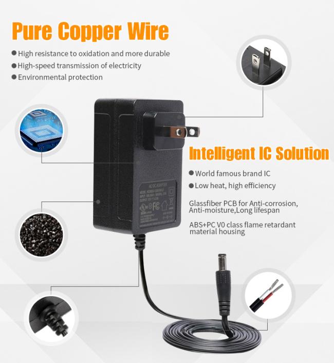 AC/DC 12V Circuit 12VDC Wall Power Supply 1A to 2A Switch Mode 1.5A 2.2A 2.5A 3A Transformer PC Supplies