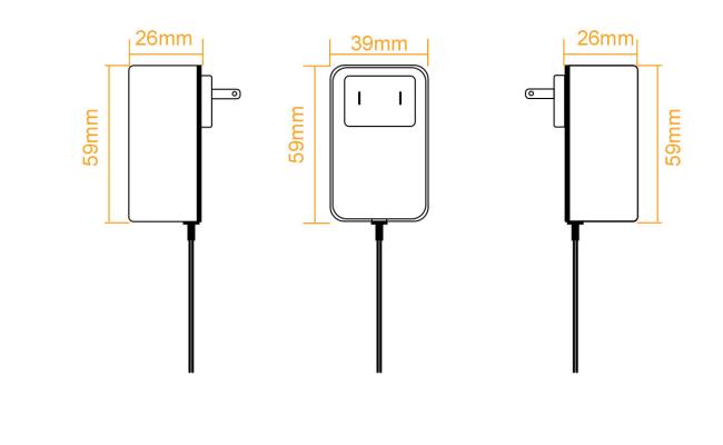 18W PSE Certified Wall Adapter product image