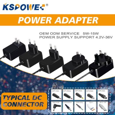China AC-DC-Schaltnetzteil-Adapter, kundenspezifisch für Video-Überwachungskameras 12V 1A 5V 2A zu verkaufen