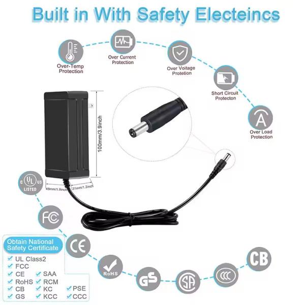 Quality RoHS Certified Ac To Dc Wall Charger Portable 2000mA Output Current Customised for sale