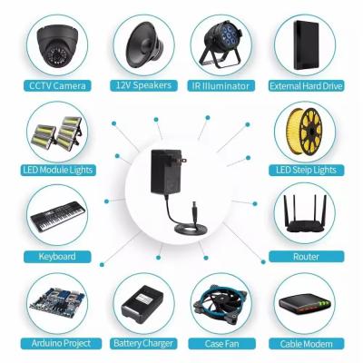 China Universelles Wandnetzteil Ausgang 12 Volt 3 Ampere Internationaler Wandadapter anpassen zu verkaufen