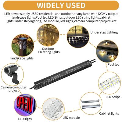 China Commercial Dimmable Magnetic Transformer RCL Lutron 10V Edge Wall UL PWM50W 36V 240V for sale