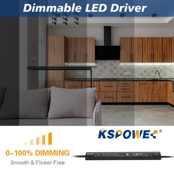 Quality Street Light Dimmable Led Driver Customizable 36V Output 60W Class2 Thin Slim for sale